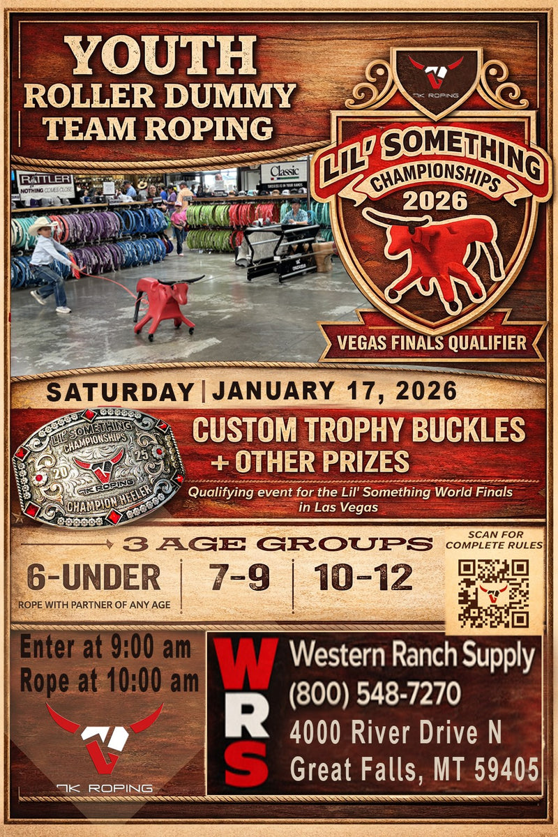 Lil’ Something Roller Roper Dummy Ropings – 7K Roping